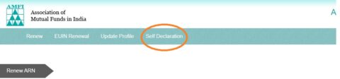 How to submit Self Declaration for ARN Holder? - IFA Desk